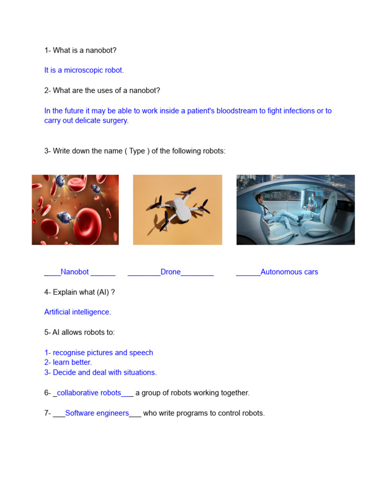Revision Anwers Grade 6 | PDF