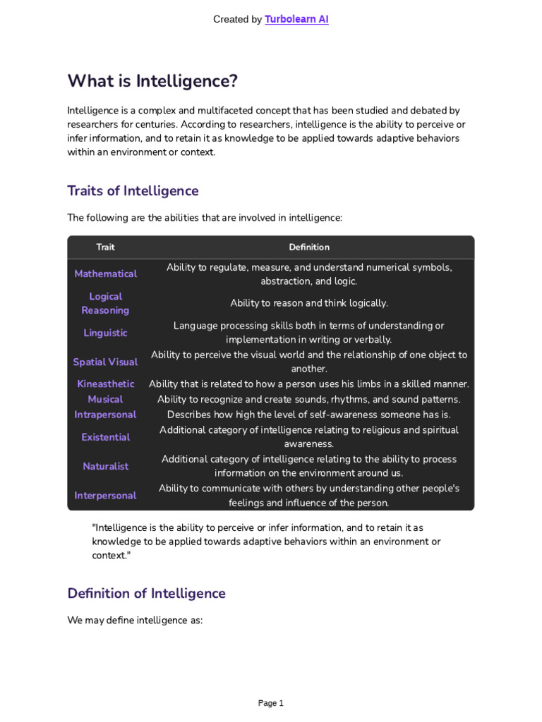 AI Class 10 Summarized Notes | PDF | Artificial Intelligence ...