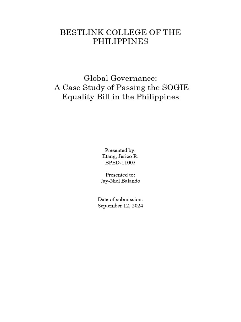 ETANG-JERICO-A-CASE-STUDY-FOR-TCW | PDF | Discrimination | Lgbt