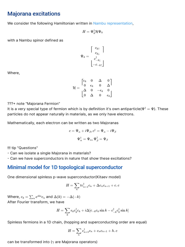 Majorana Fermions in 1D Superconductors | PDF