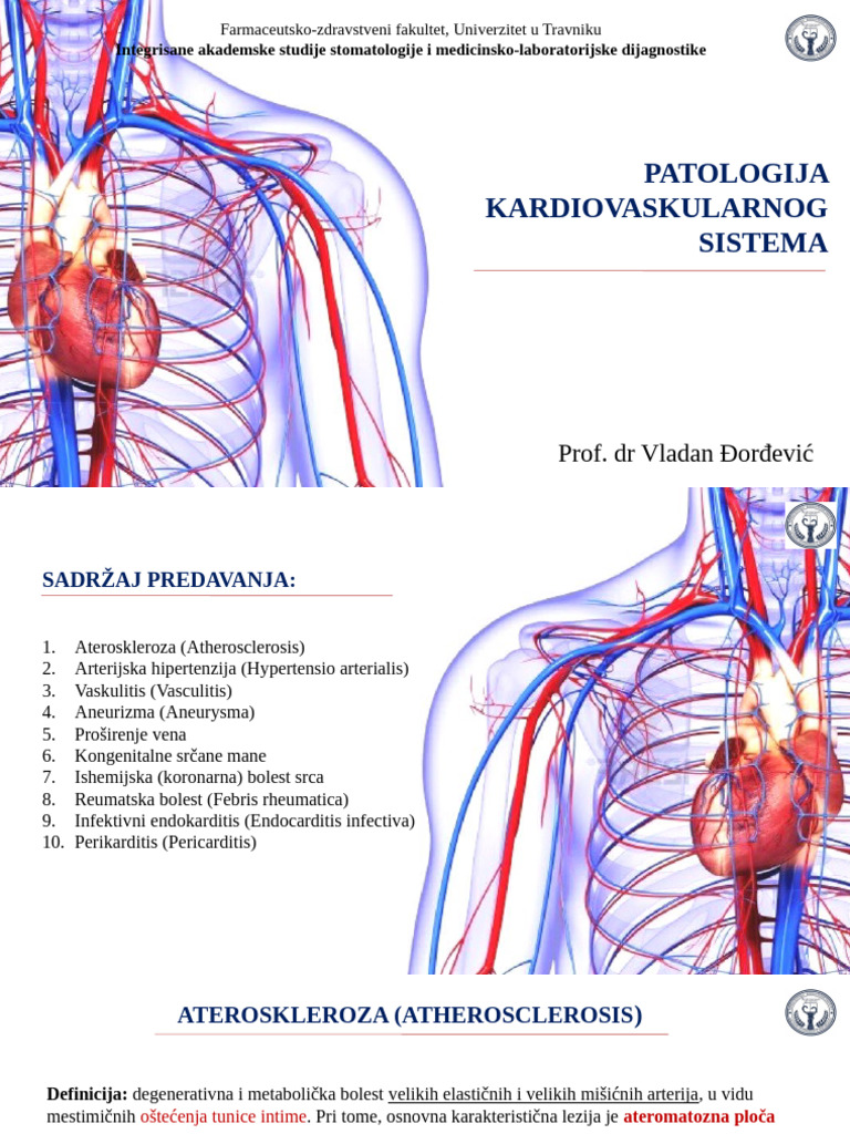 2.3. Specijalna Patologija - Patologija Kardiovaskularnog Sistema | PDF