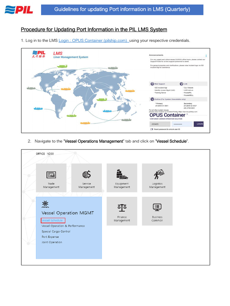 Guidelines For Updating Port Information - Ver 1.0 | PDF | Computing