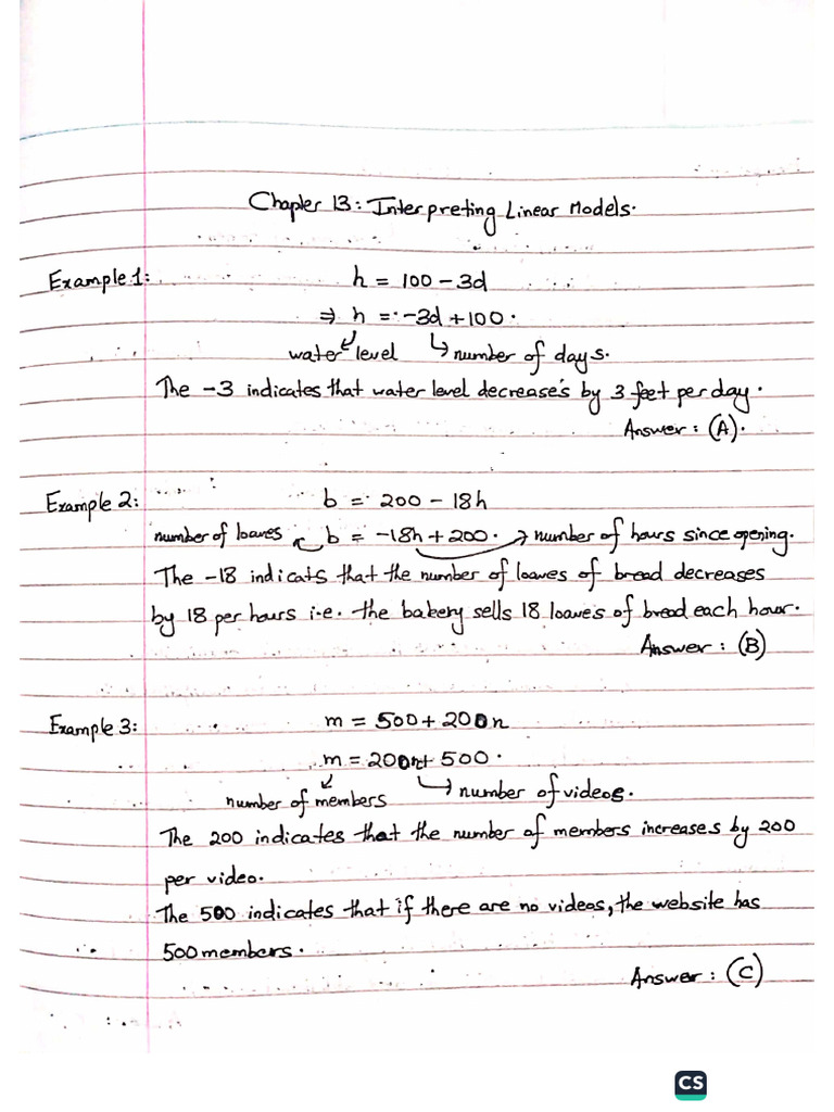Chapter 13 Interpreting Linear Models Examples | PDF