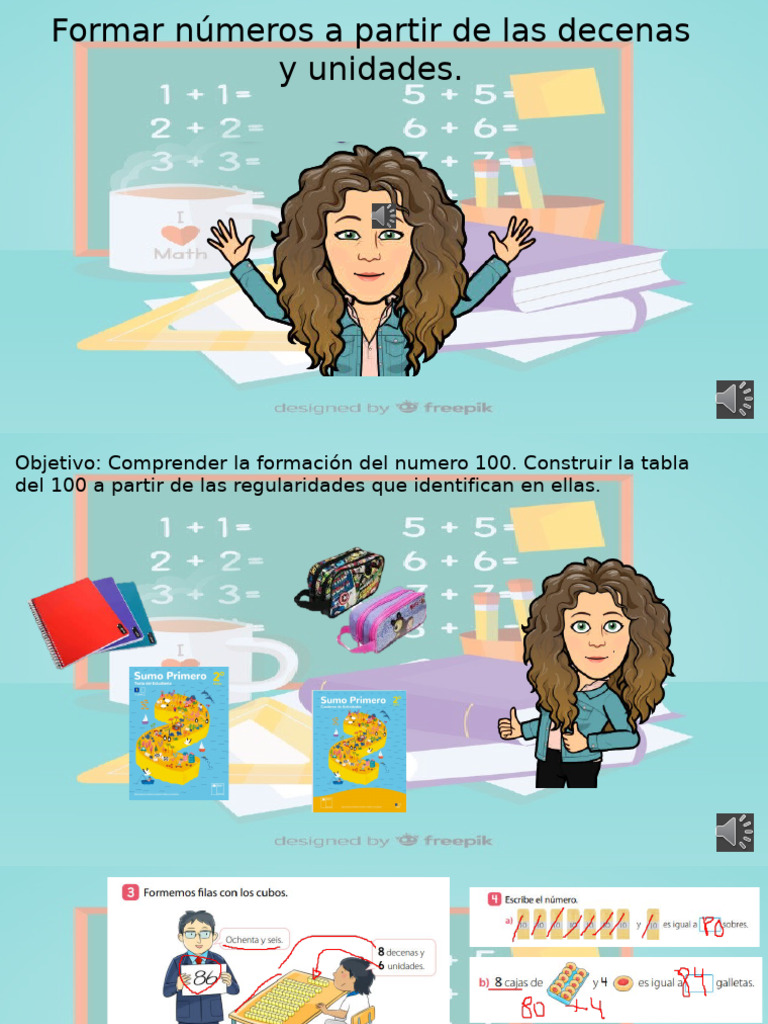Clase 6 Formar Numeros A Partir de Unidades y Decenas. | PDF