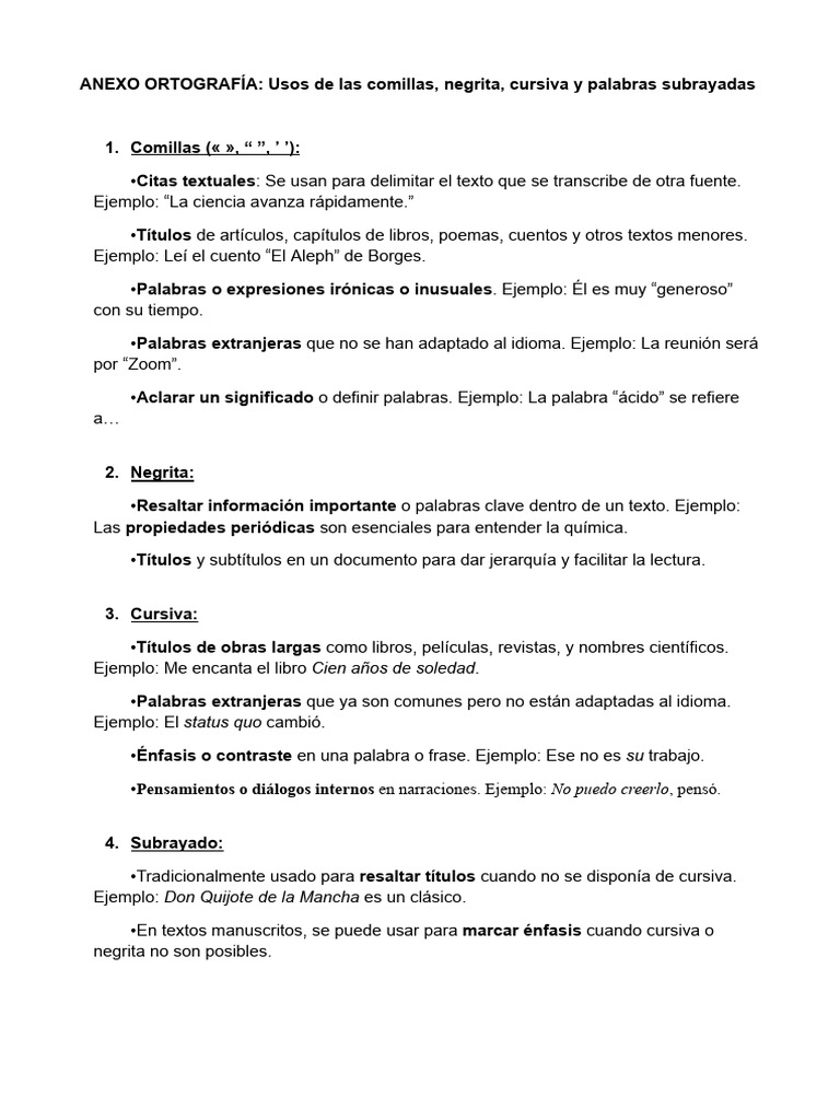 anexo castellano | PDF