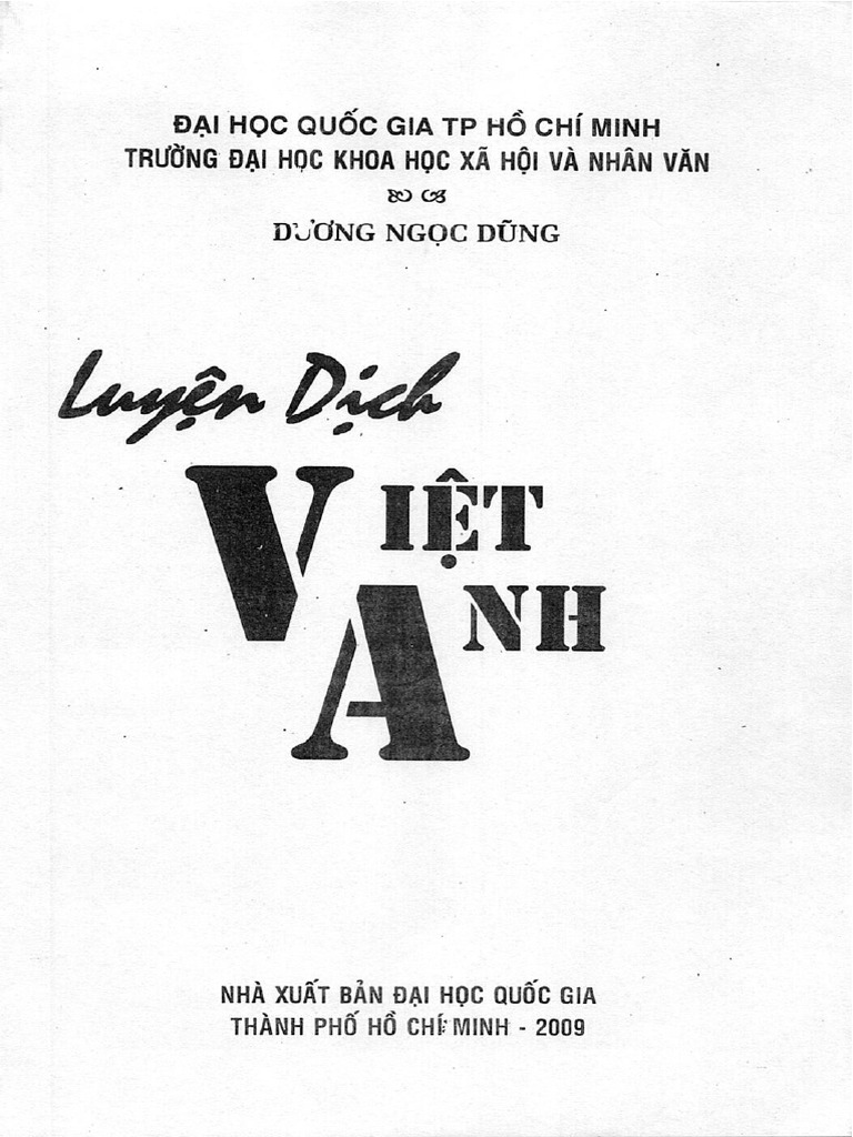 Luyen Dich Viet Anh Duong Ngoc Dung | PDF