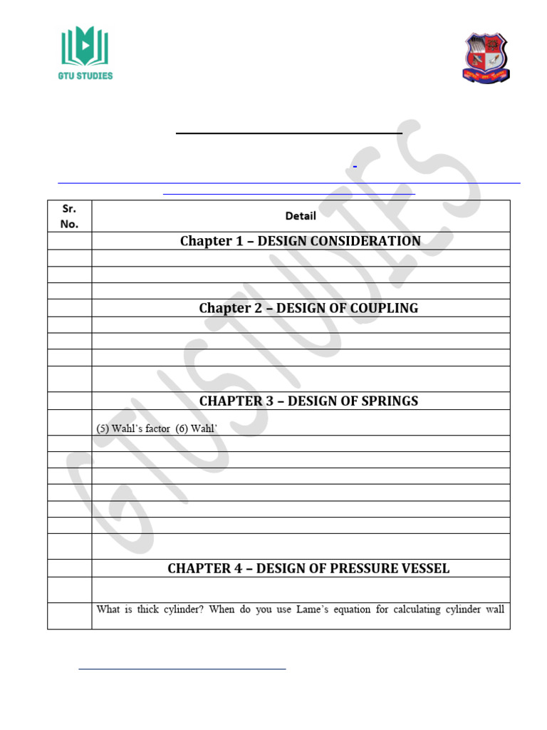 DME Theoritical Question bank - GTUSTUDIES updated | PDF | Gear | Bearing (Mechanical)