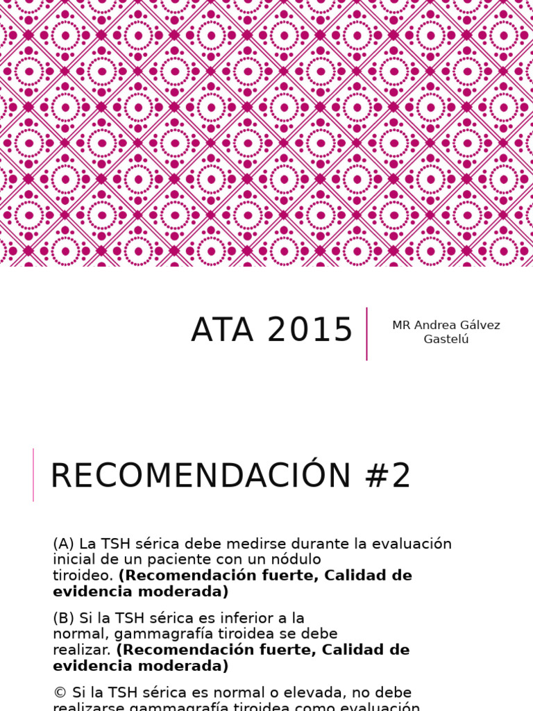 Ata 2015 | PDF | Tiroides | Especialidades Medicas
