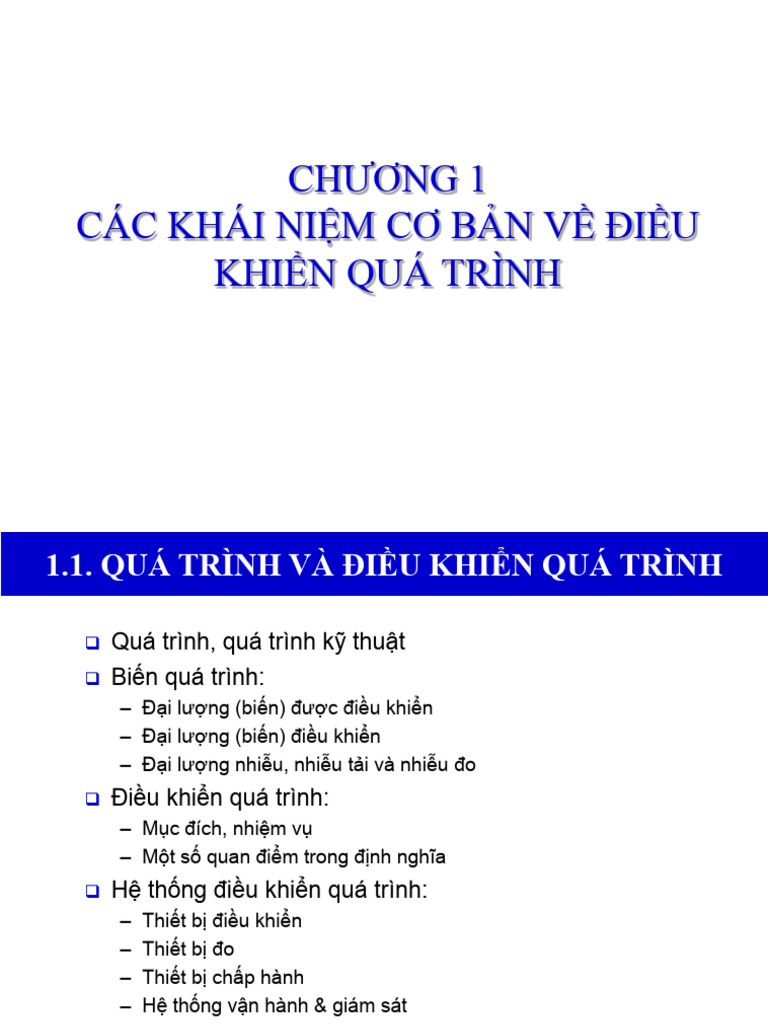 2. Bai Giang dien tu DKQT chuong 1 | PDF