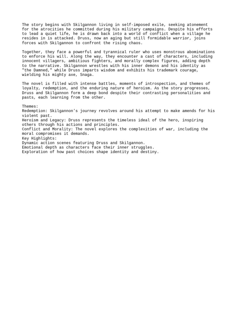 White Wolf A Novel of Druss The Legend | PDF