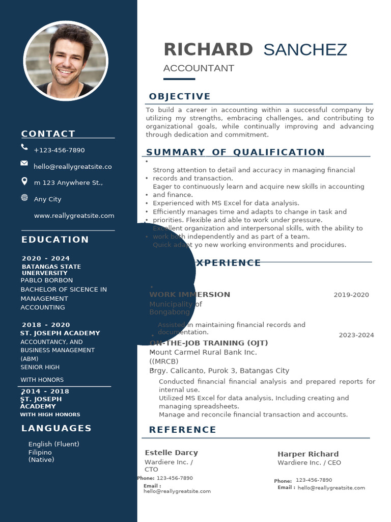 Richard Sanchez - Accountant Resume | PDF | Business