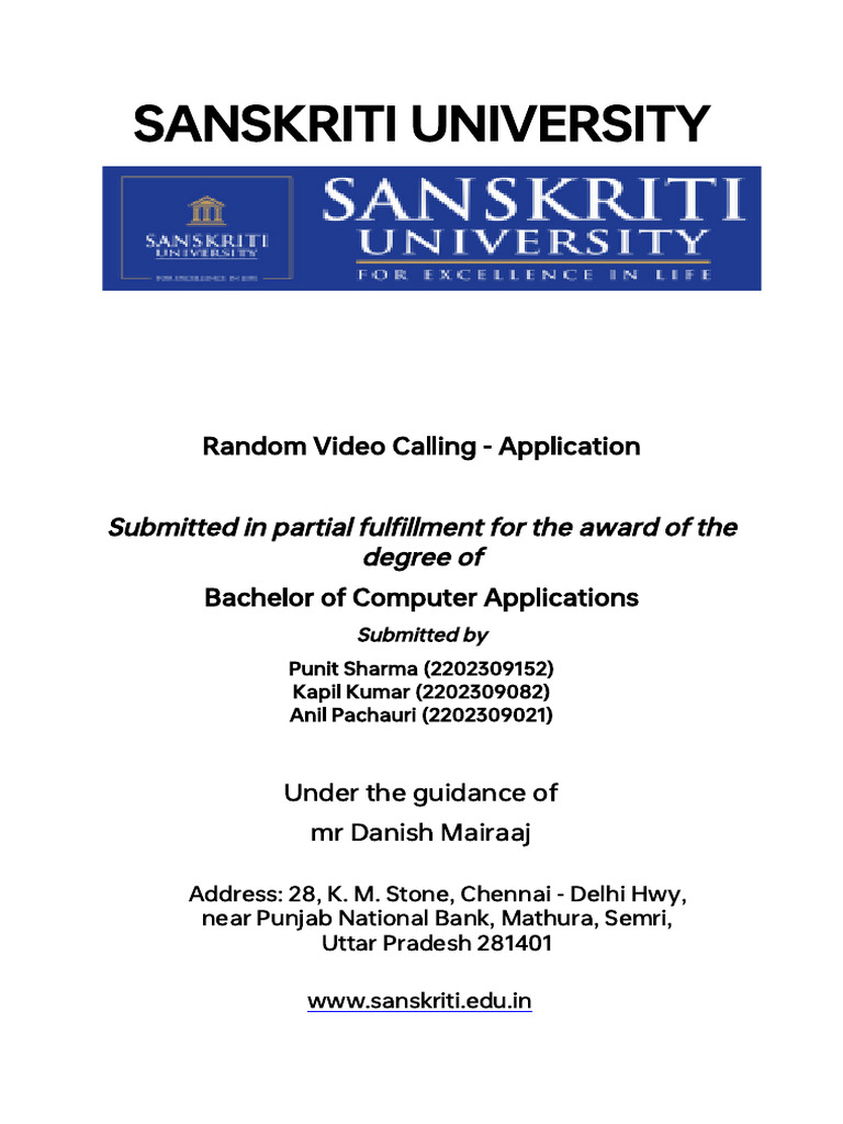 Major Project | PDF | Network Socket | Computer Science