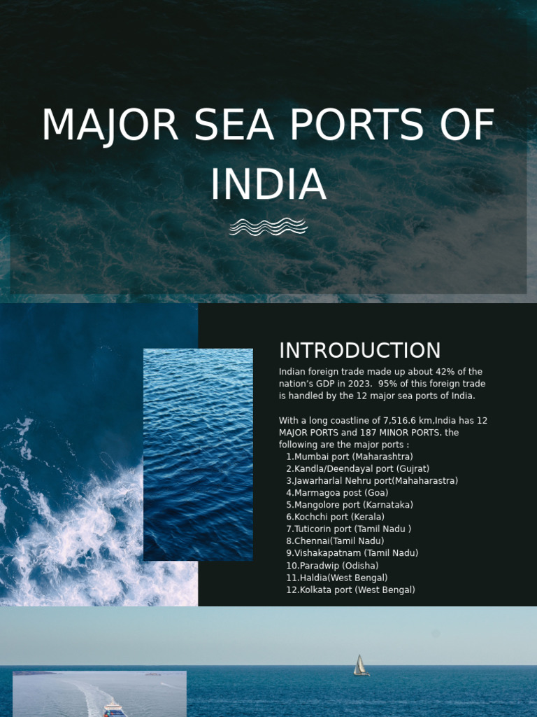 India's Major Sea Ports Overview | PDF