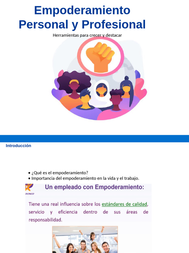 Empoderamiento Personal y Profesional | PDF