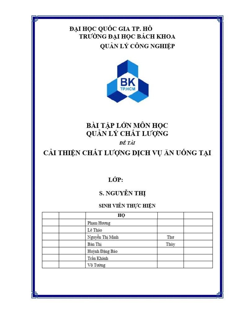 231 QLCL BTL 2 L P l02 Nhóm 7 | PDF