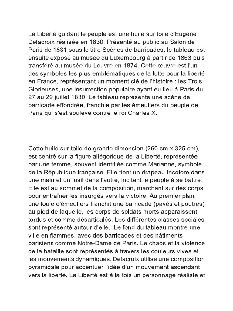 Exposé Peinture Histoire | PDF