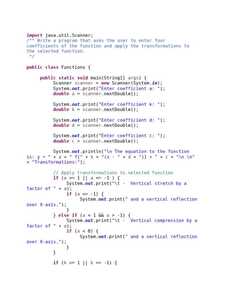 Java Programming - Comp. Science Part 1 | PDF