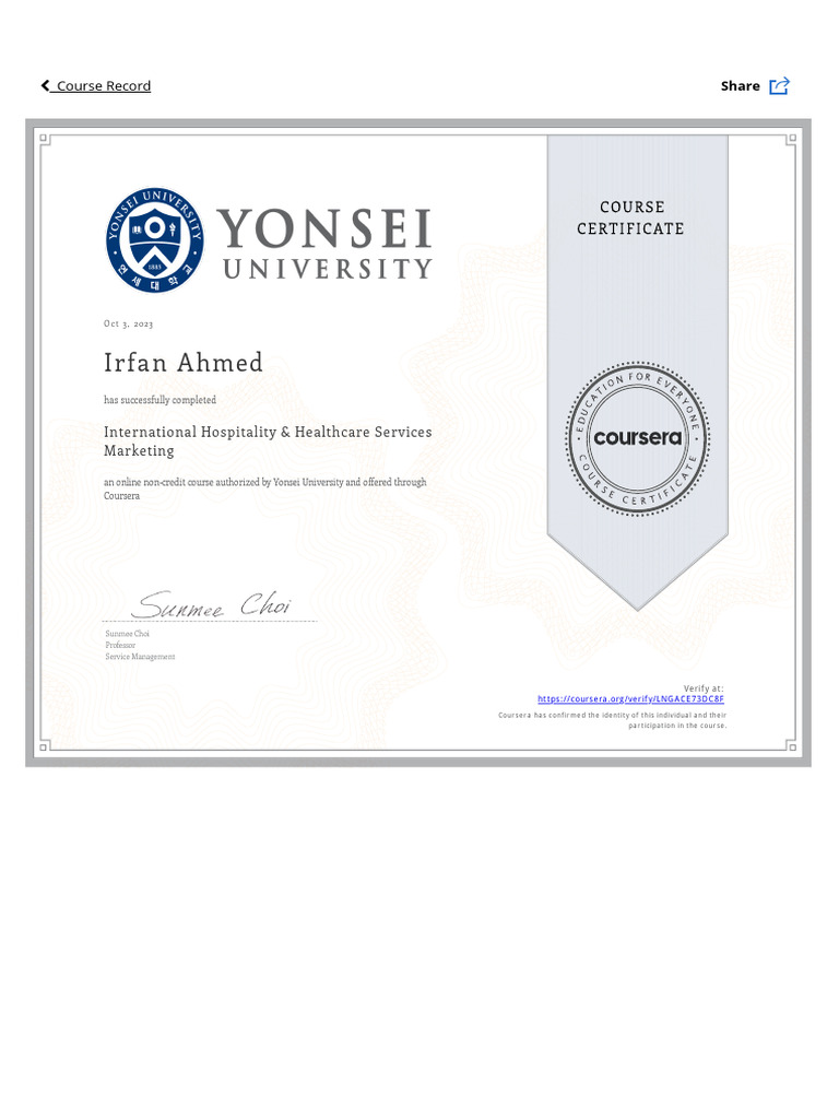 Coursera - Online Courses & Credentials From Top | PDF