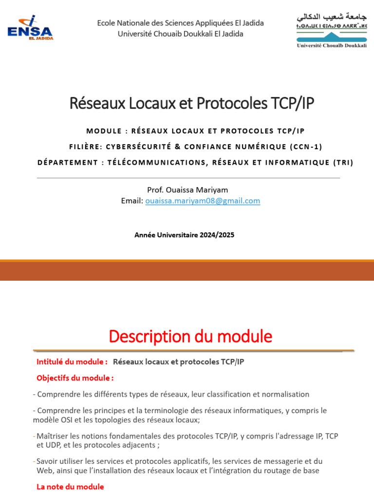 Réseaux Locaux et Protocoles TCP/IP | PDF | Ethernet | Topologie de réseau