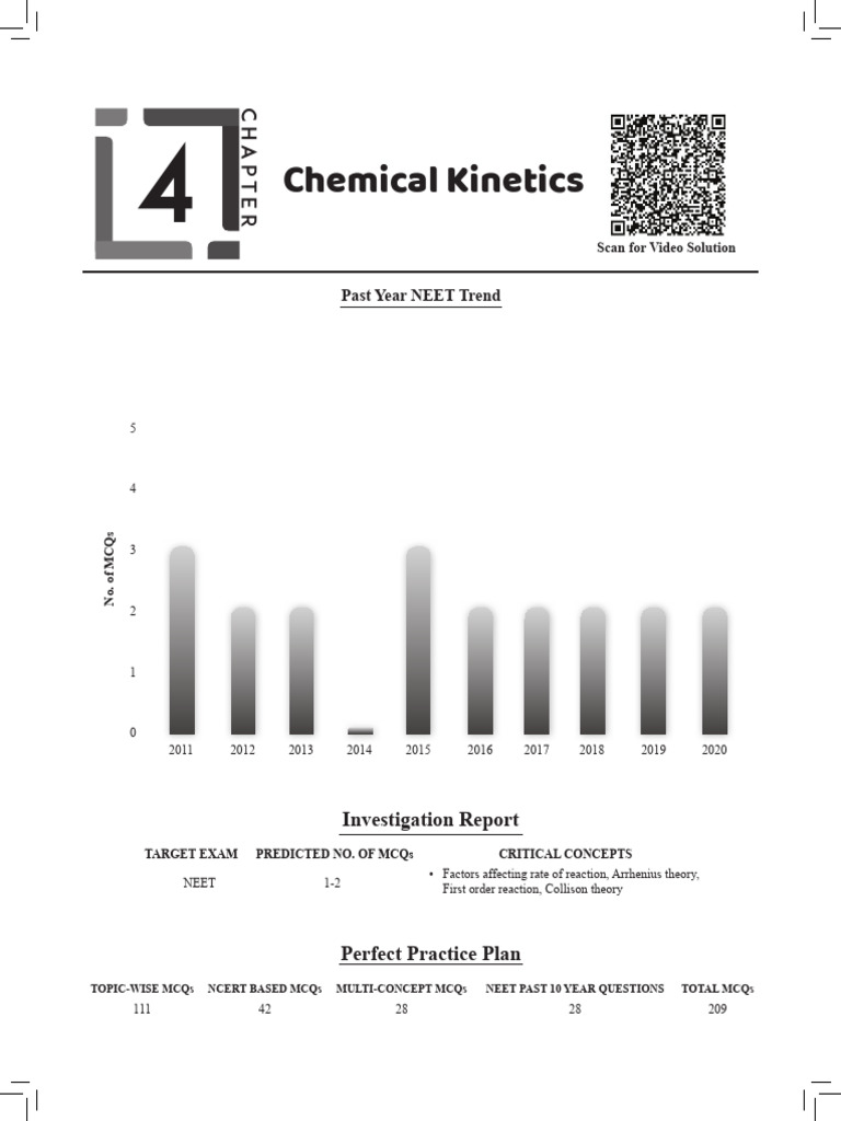 Chemical Kinetic PhysicsWallah Module PDF Yakeen 2022 Chemic | PDF ...