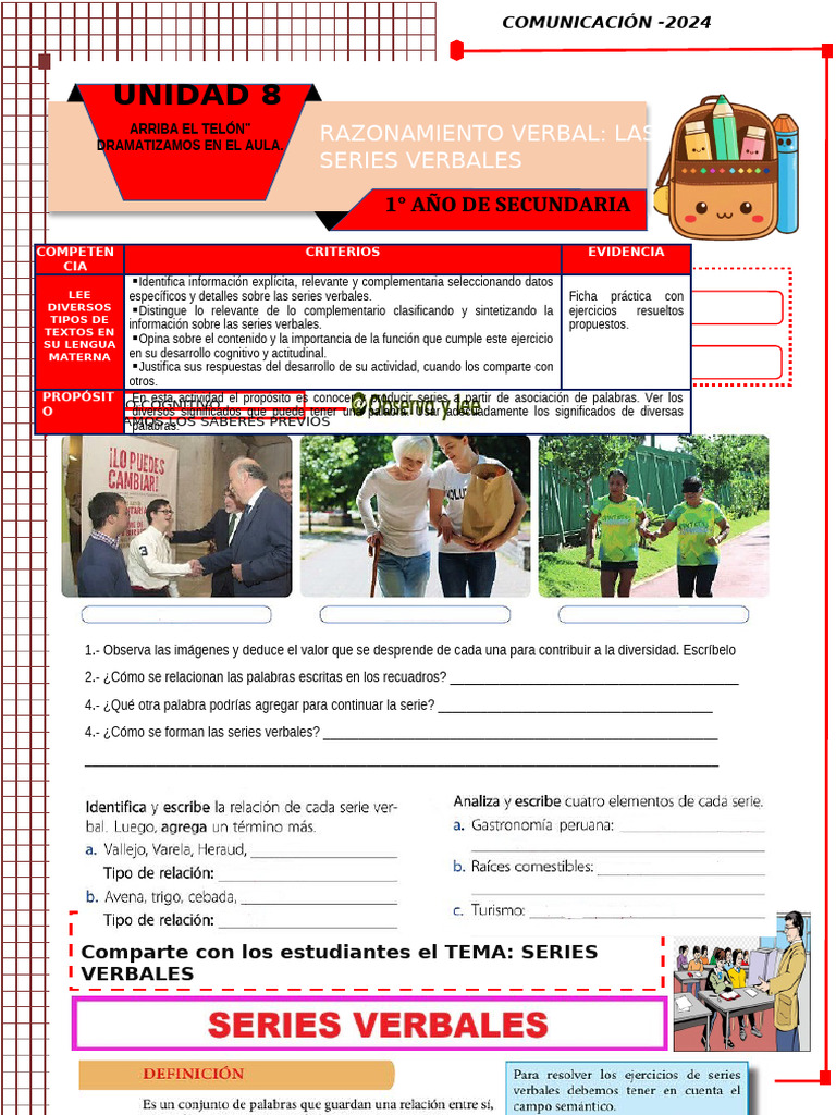 1º Sec. Comun. Ficha de Actv 05-2024 | PDF