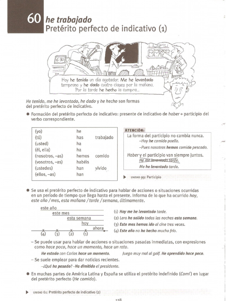 D-Preterito Perfecto Del Indicativo 1 | PDF