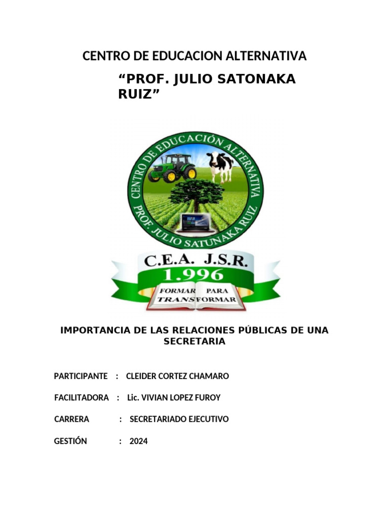 Relaciones Publica Cleider | PDF | Business | Marketing