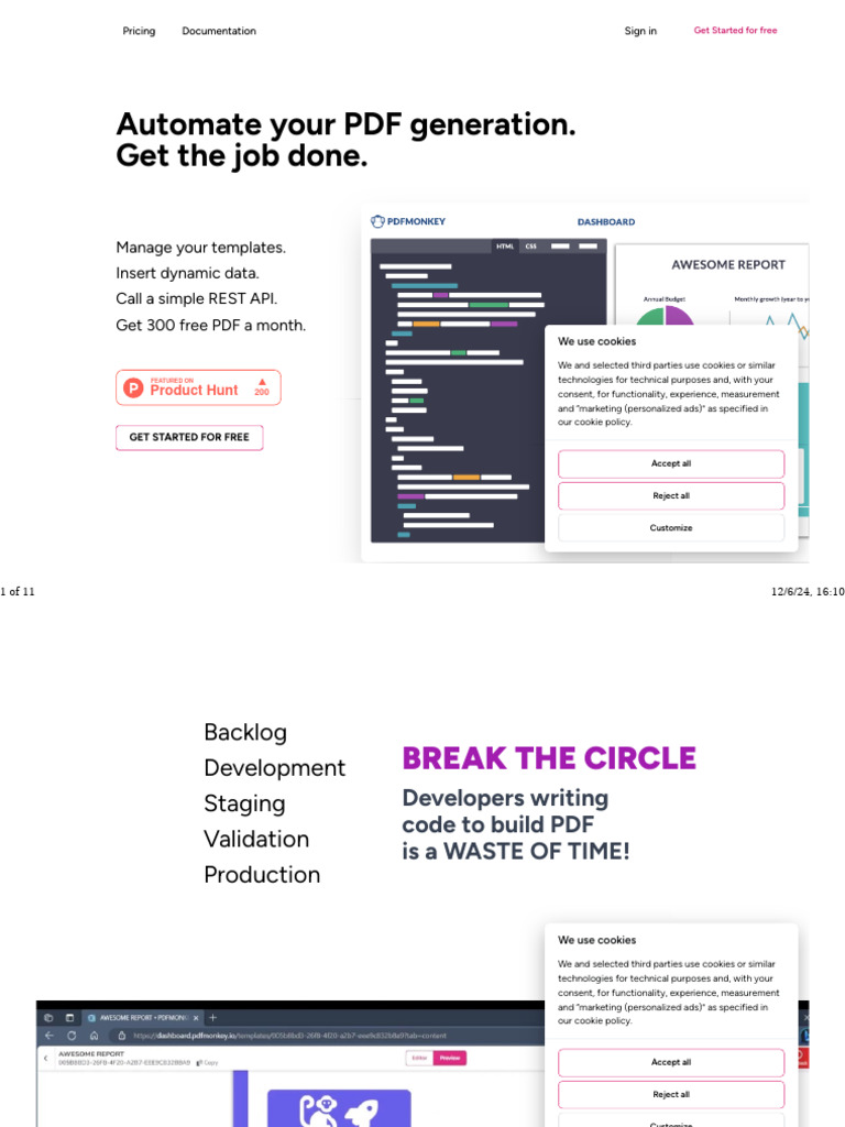 Index - PDFMonkey | PDF | Http Cookie | Information Technology