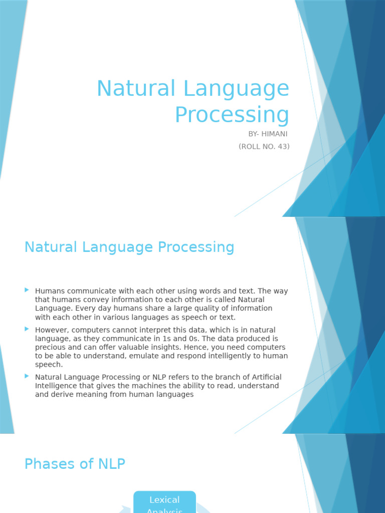 nlp | PDF | Parsing | Word