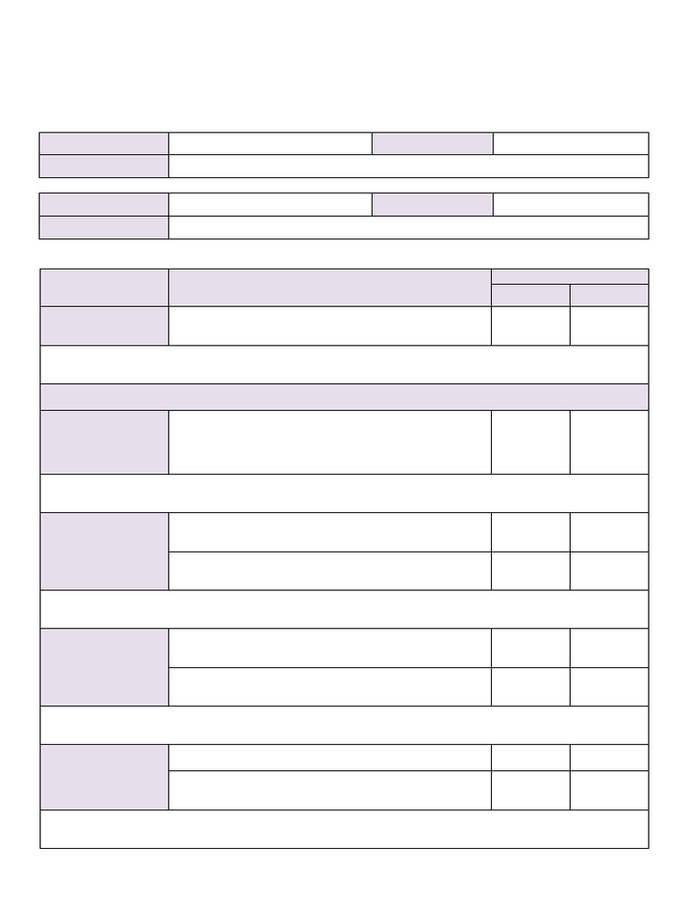 PDQ Programme Plan Rubric Feedback | PDF | Educational Assessment ...