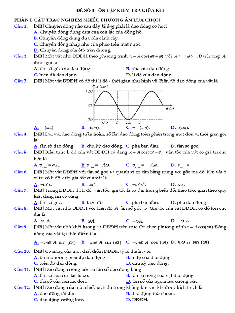 2K8 - ĐỀ SỐ 3 - HDG | PDF