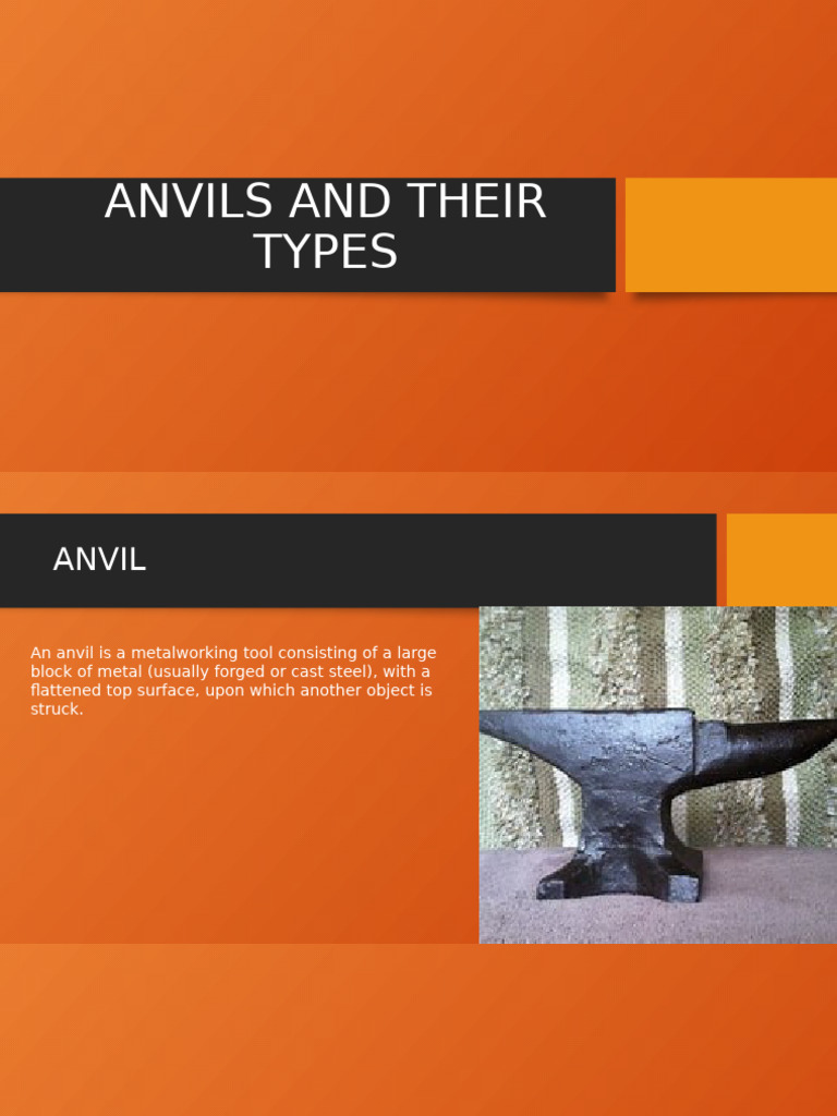 Anvils and Their Types | PDF