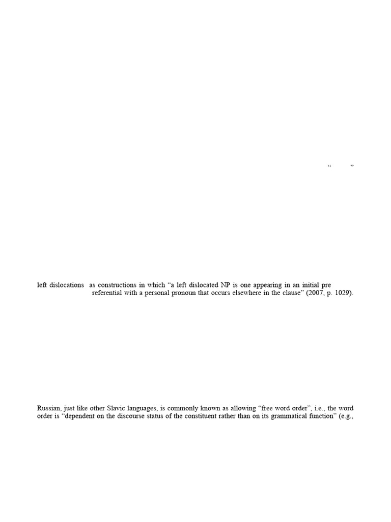 Zerbian Et Al 2024 LDRussian | PDF | Multilingualism | Clause