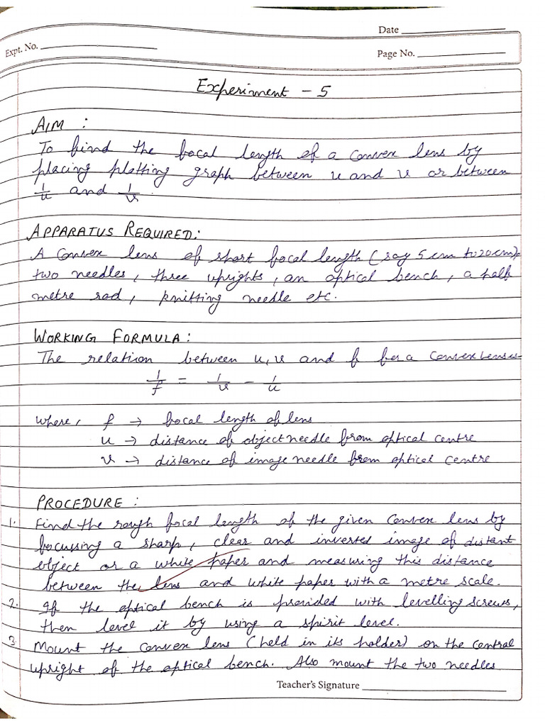 Experiment 5 Pen Page | PDF