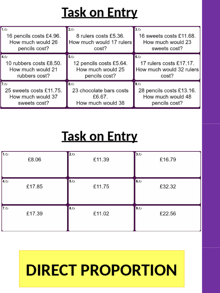 Direct and Indirect Proportion | PDF | Frequency | Wavelength