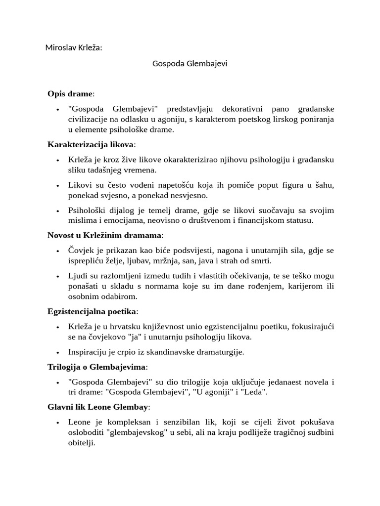 Miroslav Krleza | PDF