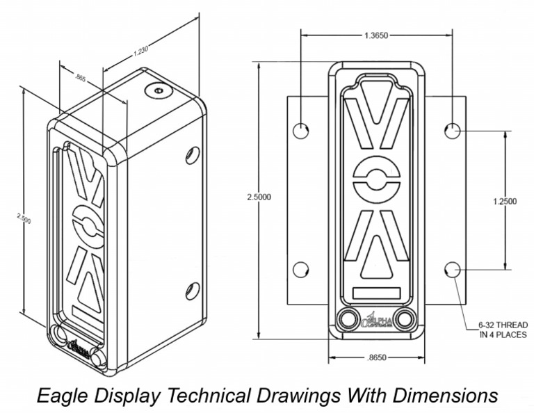 Eagle Display Dimensions | PDF