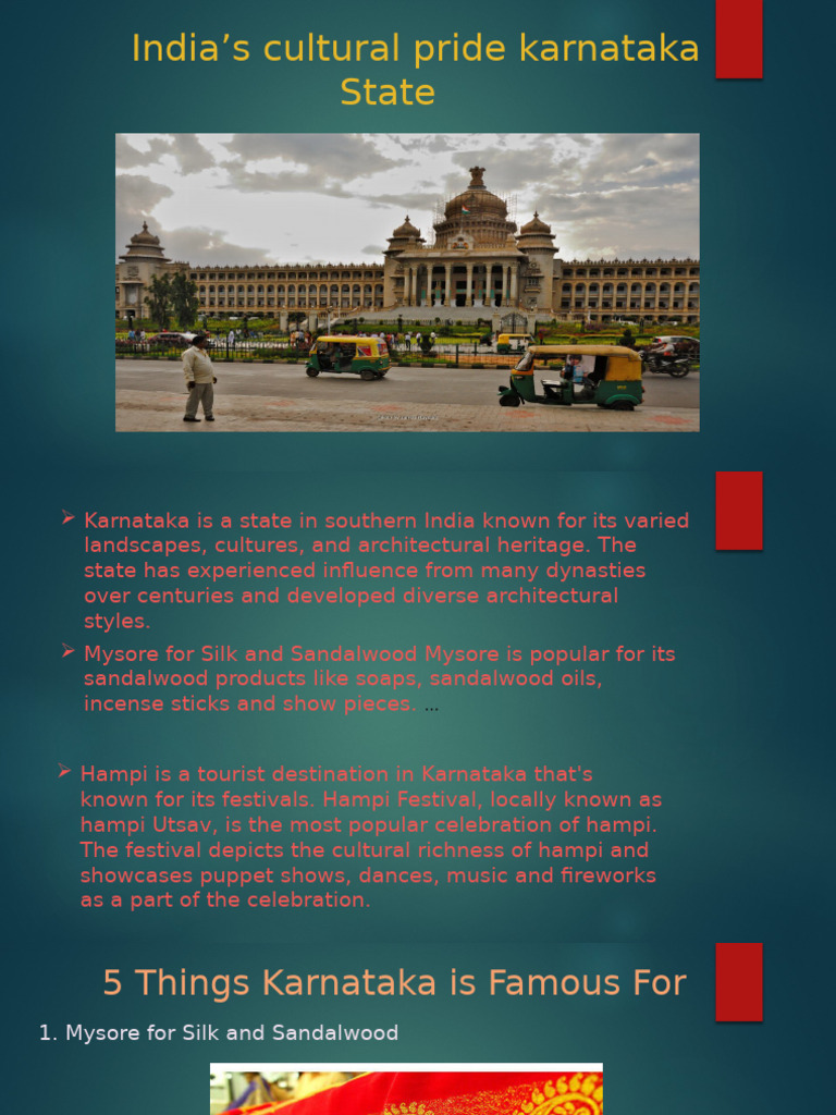 Karnataka: Culture and Heritage Highlights | PDF