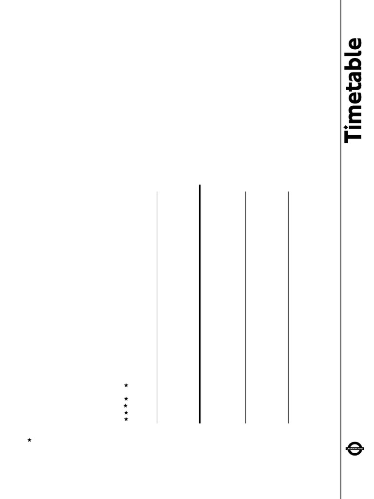 Central Line Sandite Train Schedule 2019 | PDF | Rail Infrastructure ...