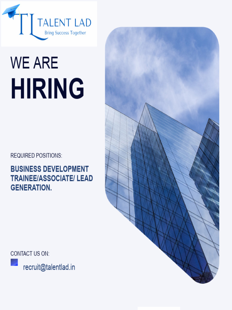 TALENT LAD JOB dESCRIPTION (BDA_BDT) (1) (1) | PDF | Sales | Business