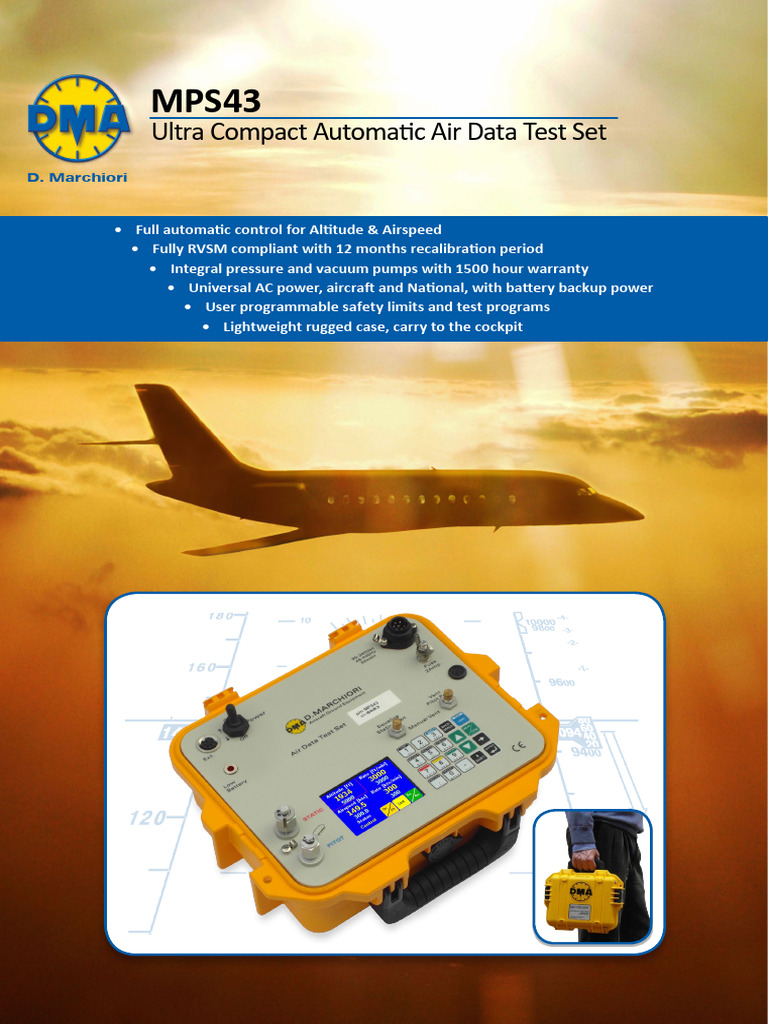 Air data test | PDF | Calibration | Airspeed