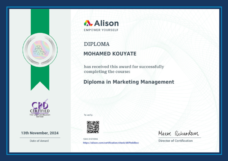 Alison_certificate_diploma_in_marketing_management | PDF