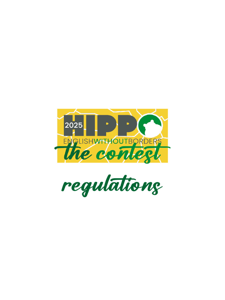 Hippo English Contest 2025 Regulations | PDF