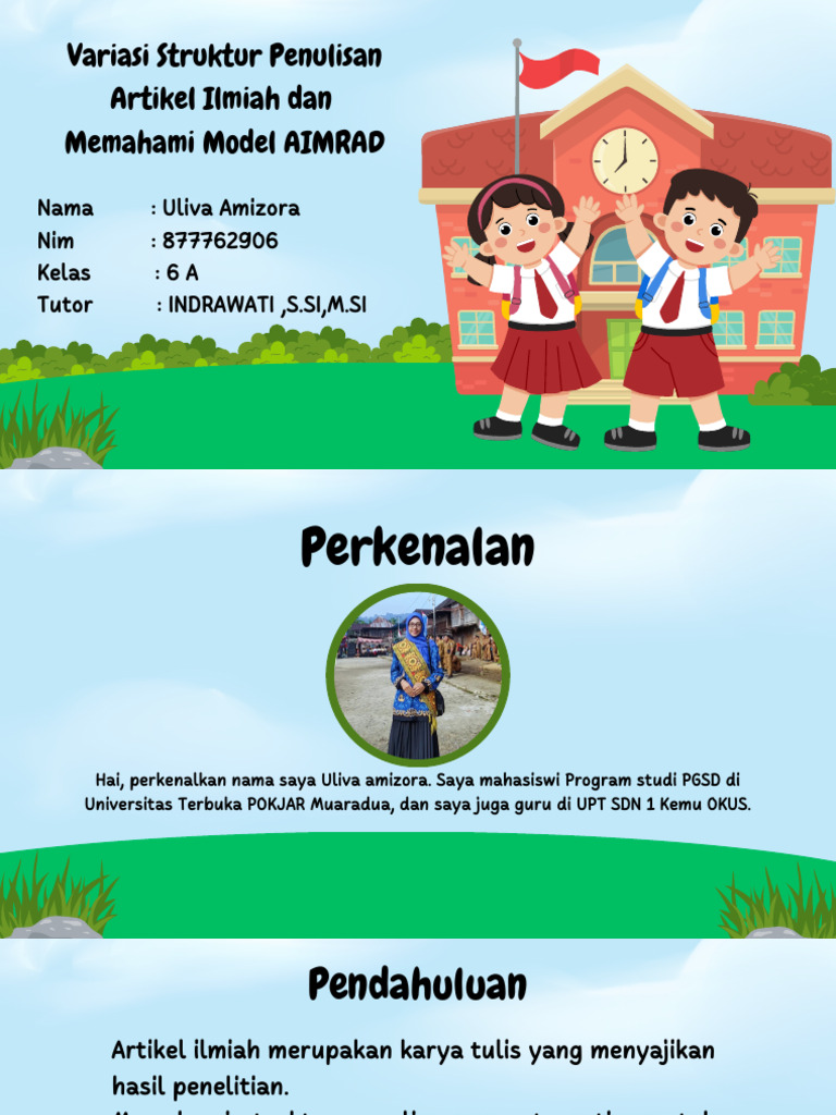 Variasi Struktur Penulisan Artikel Ilmiah Dan Memahami Model AIMRAD 1 | PDF