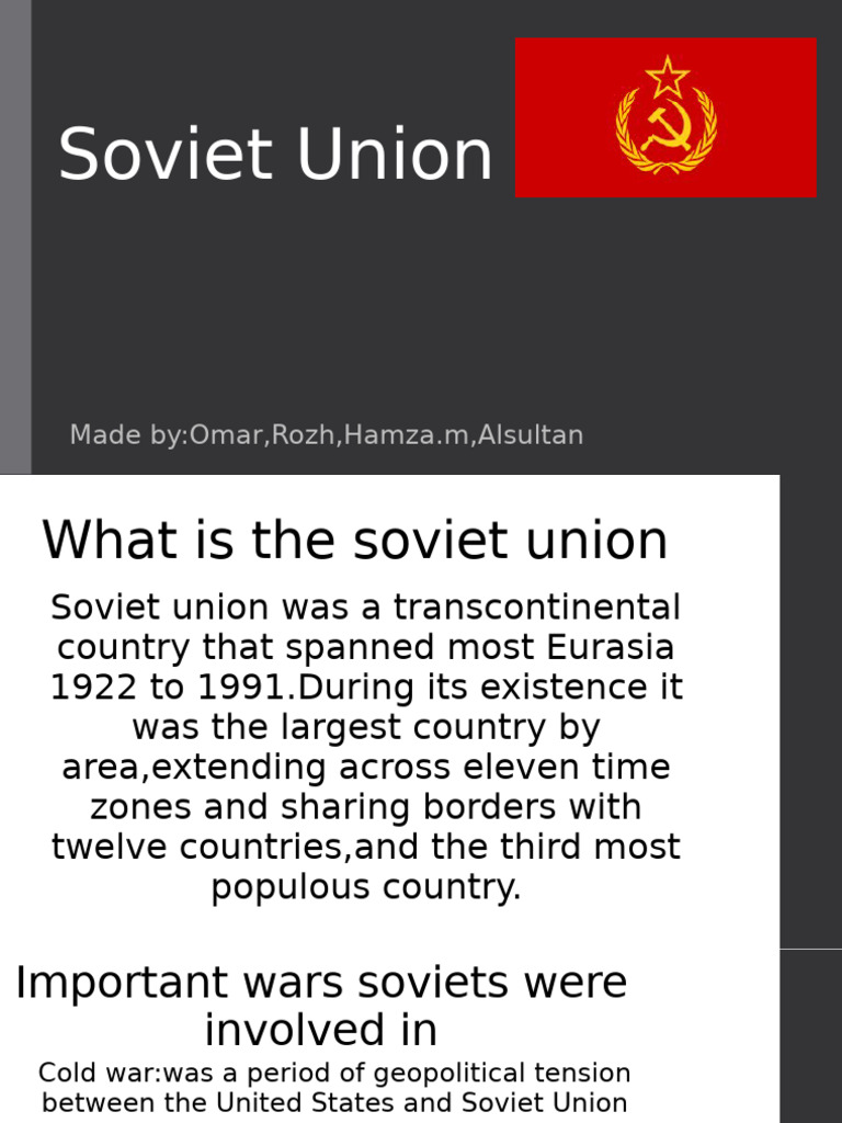 Overview of the Soviet Union's History | PDF