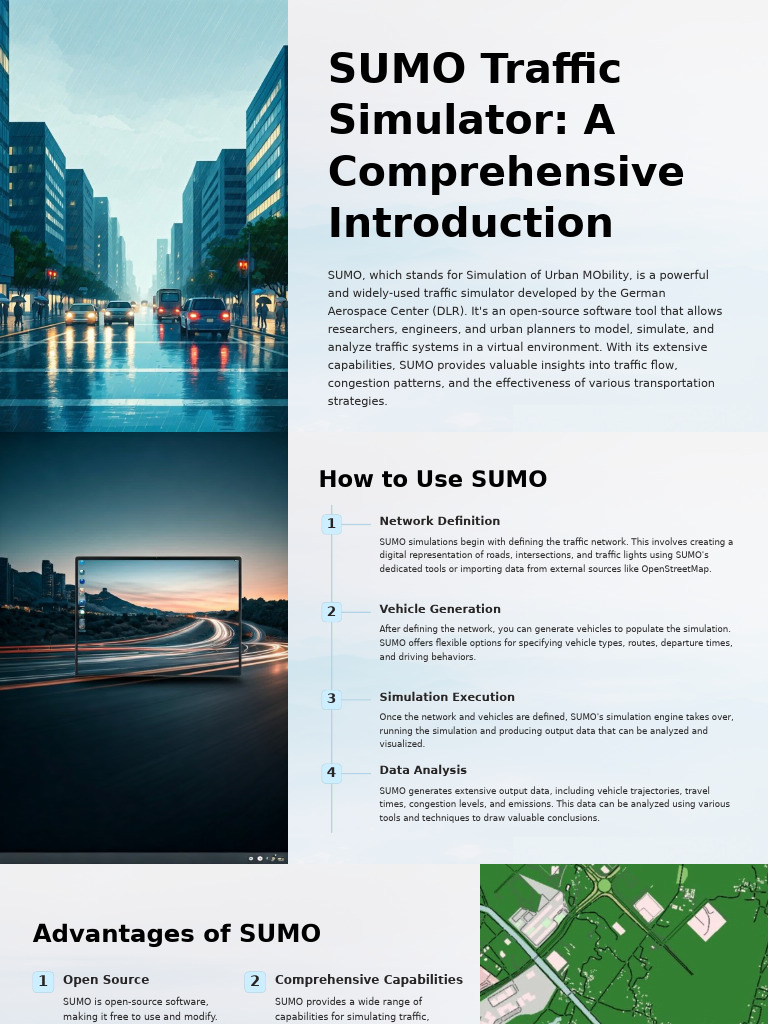 SUMO Traffic Simulator a Comprehensive Introduction | PDF | Simulation ...