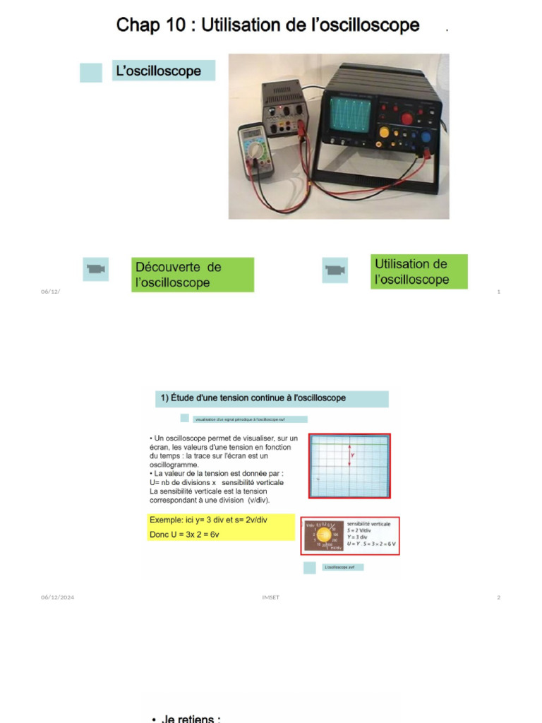 OSCILLOSCOPE | PDF