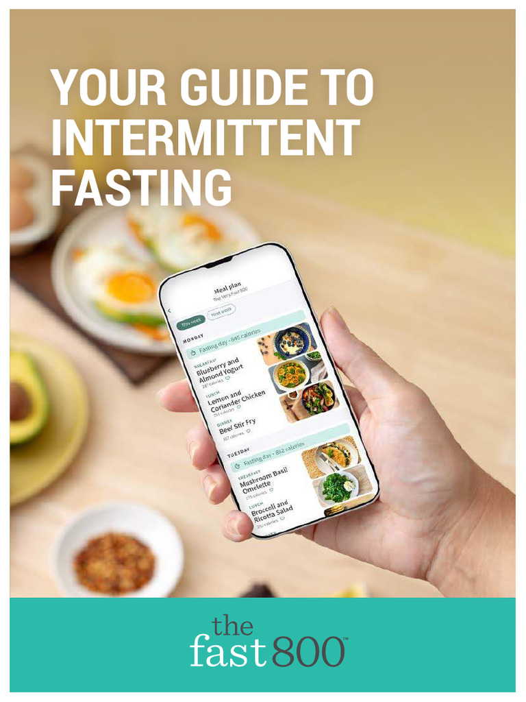 Fast 800 Intermittent Fasting Guide JULY2024 | PDF | Carbohydrates ...