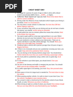 DMV Permit Test Cheat Sheet | PDF | Pedestrian Crossing | Traffic