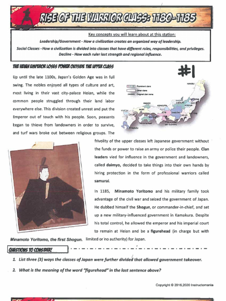 Feudal Japan Stations | PDF